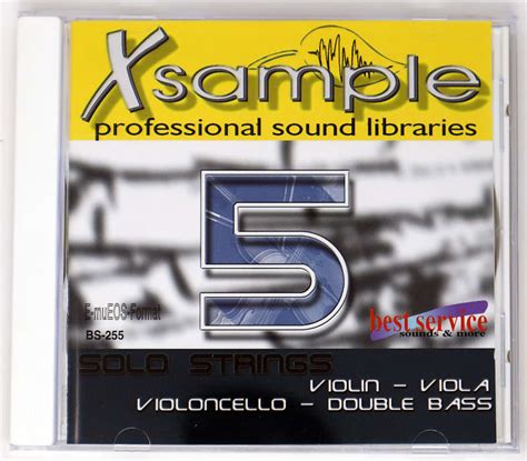 Best Service Xsample Libraries Volume 5 Solo Strings E Mu Reverb