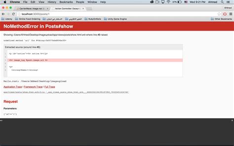 Ruby On Rails Carrierwave Image Not Showing On The Show Page Error
