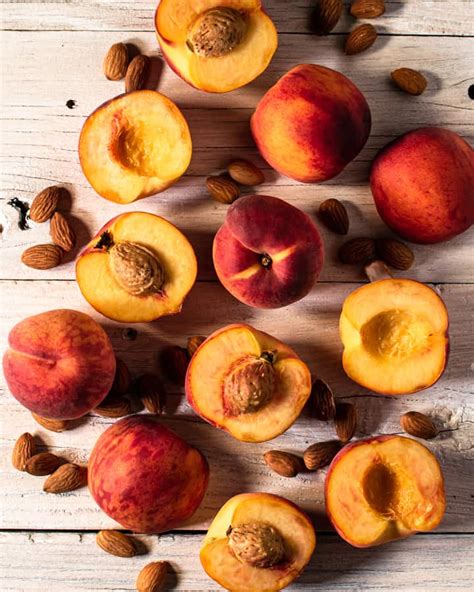 Peach And Almond Tart • My Pocket Kitchen