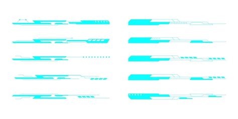 Premium Vector Futuristic Hud Line Technology
