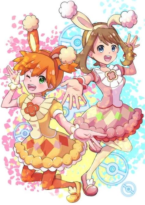Pin By Akansha Linerto On Ash And Misty Pokemon Female Pokemon Trainers Ash And Misty