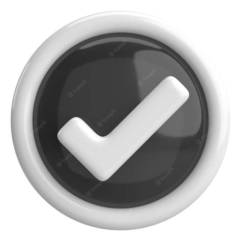 Premium Photo 3d Checkbox Check Mark 3d Illustration