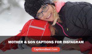 Mother And Son Captions For Instagram With Quotes