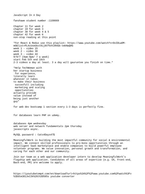 Javascript In A Day Pdf Java Script World Wide Web