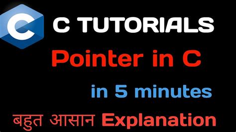 Pointer In C Programming Pointer Examples In C Youtube