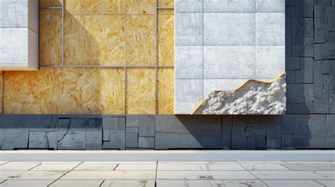 Architectural Textures With Exposed Concrete Plywood And Stone Detail Blending Rough And Smooth