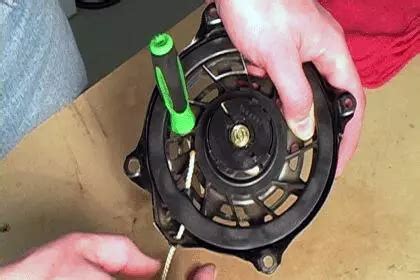 How to change generator rope? | BISON