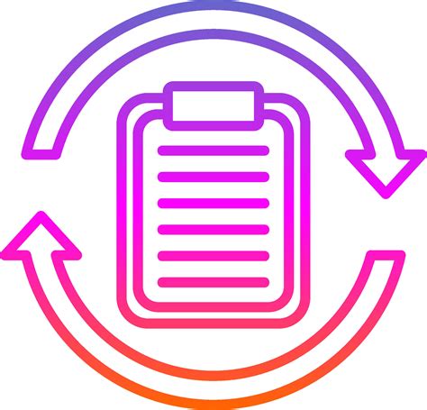 Clipboard Line Gradient Icon Design 43900902 Vector Art At Vecteezy