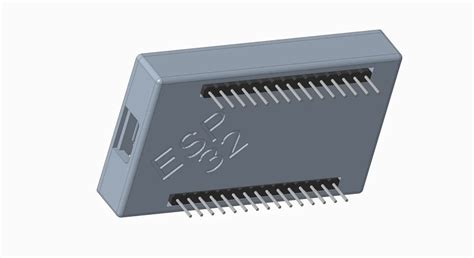Esp 32 Gehäuse Esp32 Case By Fibonachio Download Free Stl Model