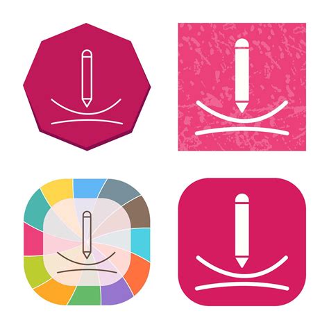 Draw Curve Vector Icon 34643207 Vector Art At Vecteezy