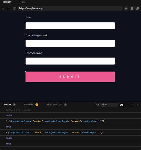 IsSubmitted Does Not Work As Expected Issue React Hook Form React Hook Form GitHub