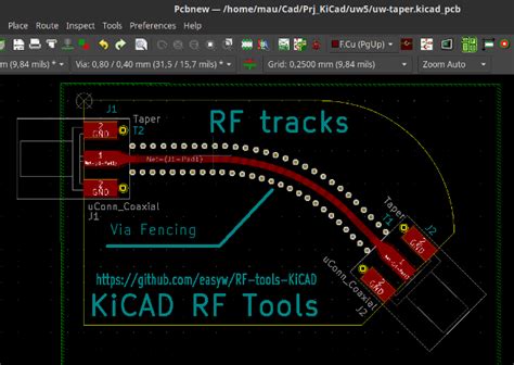 Alternatives And Detailed Information Of Rf Tools Kicad Gitplanet