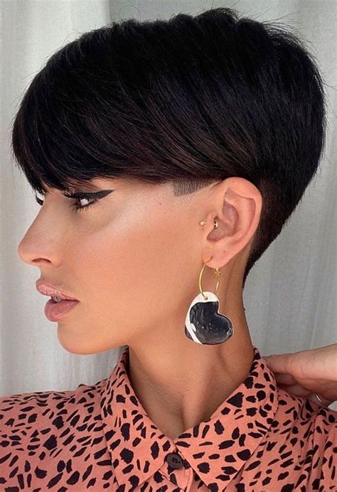 Trendy Pixie Haircut For Straight Hair