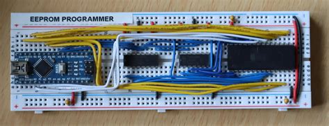 using ben s eeprom programmer with the 28c256 and software data