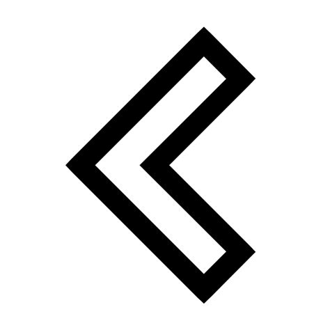 Chevron Left Solid Vector SVG Icon SVG Repo