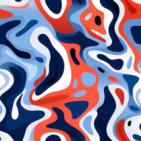 A Close Up Of A Colorful Abstract Design With A Red Generative Ai Premium Ai Generated Image