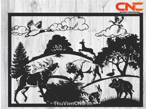 M U Tranh Trang Tr Cnc H Nh Con V T P File Corel