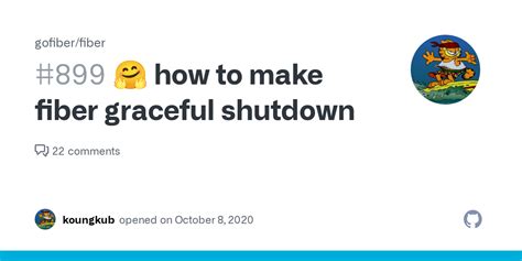 How To Make Fiber Graceful Shutdown Issue Gofiber Fiber GitHub
