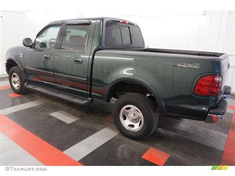 2002 Dark Highland Green Metallic Ford F150 Xlt Supercrew 4x4 96718081