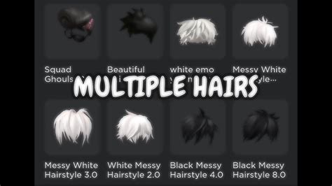 HOW TO EQUIP MULTIPLE HAIRS ON ROBLOX YouTube