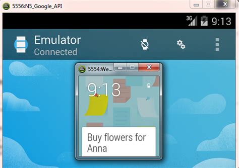 Emulation Pairing Android And Wear Emulators Stack Overflow