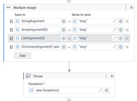 Losing Argument Value When Passing A Business Exception Studio