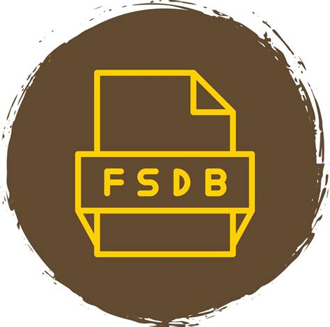 Fsdb File Format Icon 15692890 Vector Art At Vecteezy