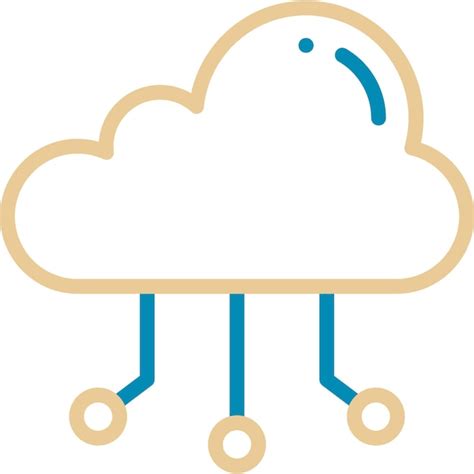 Premium Vector Cloud Connection Vector Illustration