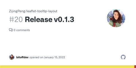 Release V0 1 3 · Issue 20 · Zijingpeng Leaflet Tooltip Layout · Github