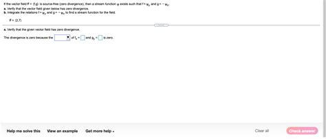 Solved If The Vector Field F Fg Is Source Free Zero