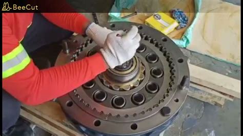 Cycloidal speed reducer assembly - YouTube