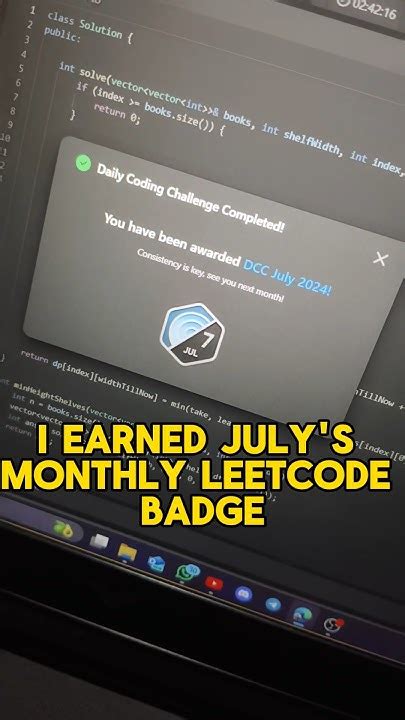 I Earned Leetcodes Monthly Badge Day 7 Of Learning In Public Crackyourplacement Arshgoyal