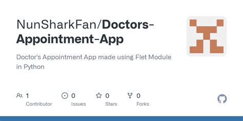 Github Nunsharkfandoctors Appointment App Doctors Appointment App