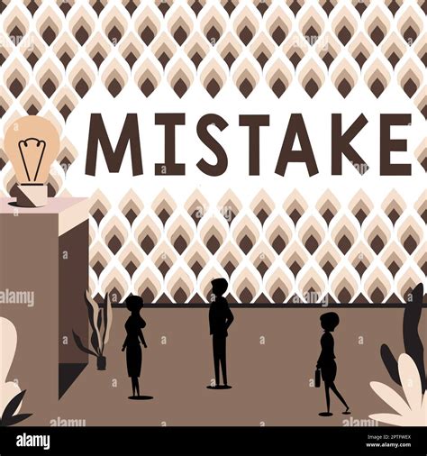 Text Showing Inspiration Mistake Business Approach Misconception About The Meaning Of Something