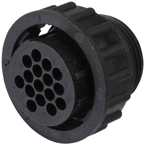 Cpc Sg 16b 16 Pin Plug For Empty Housing For Socket Contacts At Reichelt Elektronik