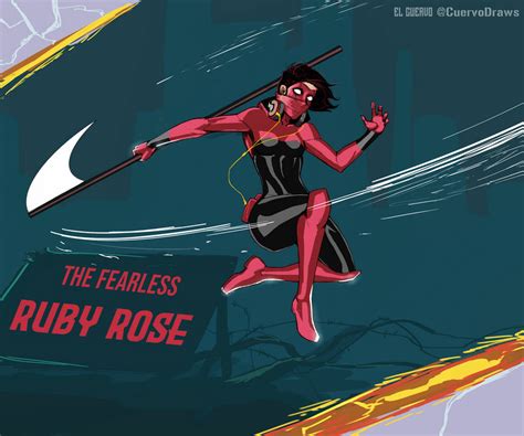 Rwby Au The Fearless Ruby Rose By Elcuervoborracho On Deviantart
