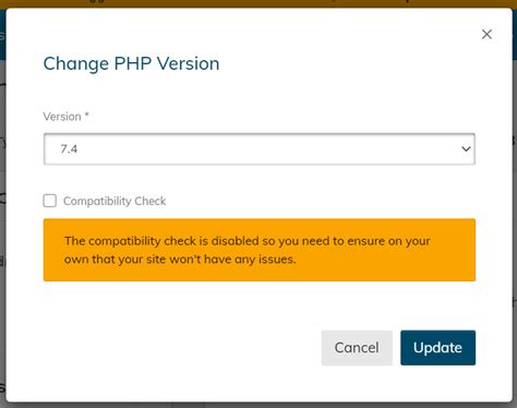 Upgrading Your PHP 7 Version Nexcess