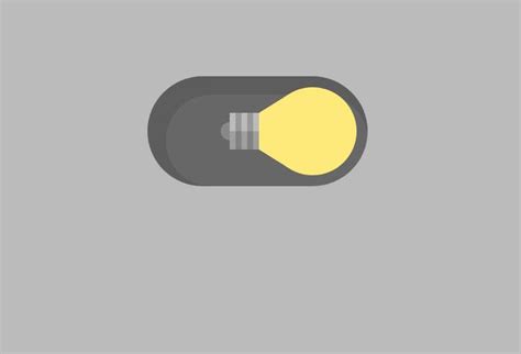 Html5css3灯泡拨动开关按钮网页素材代码 100素材网