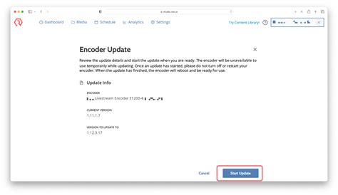 How Do I Update My Hardware Encoder