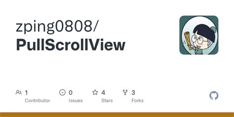 GitHub Zping PullScrollView