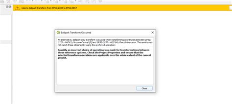 Trying To Import A DXF File Into GIS And Kept Getting This Ballpark Message When Previewing In