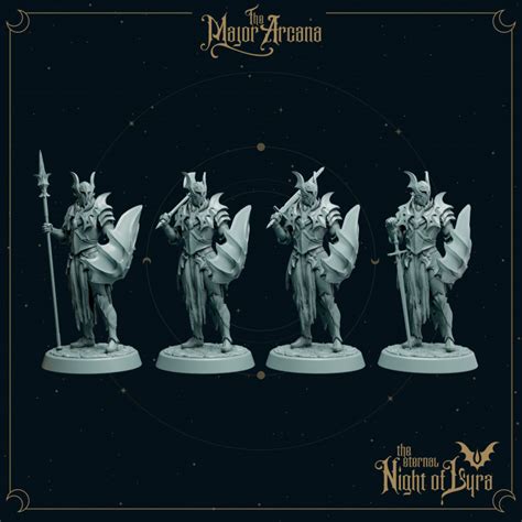 3d Printable Knights Of Lyra Modular Miniature 24 Variants By The Major Arcana