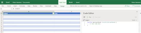 run script with excel in power automate