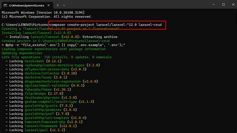 tutorial laravel 12 dan tailwind css 1 install laravel 12 lagikoding