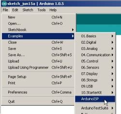 Arduino Nano As An ISP Programmer Martyn Currey