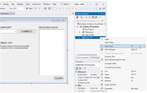 Arduino And Visual Basic Part 1 Receiving Data From The Arduino