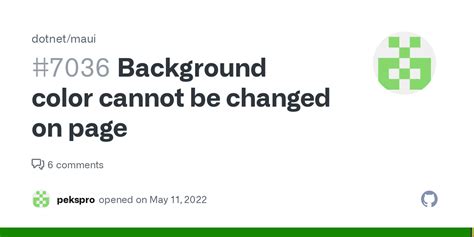 Background Color Cannot Be Changed On Page Issue Dotnet Maui GitHub