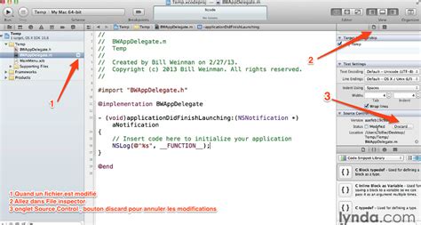 Xcode Git Local remote Git Thiébault Michaël