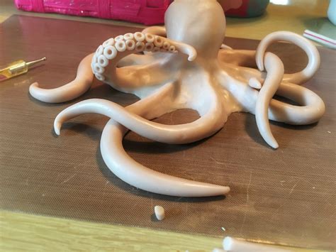 Wip Polymer Clay Octopus Polymer Clay Sculptures Clay Art Projects Ceramics Pottery Art