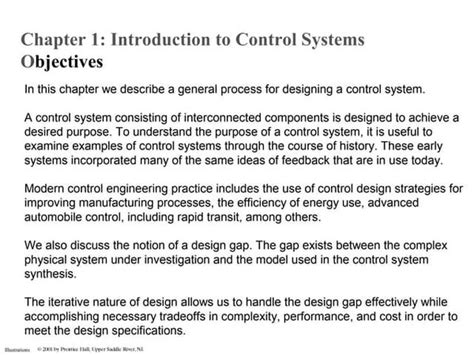 Chapter 1 Introduction To Control System